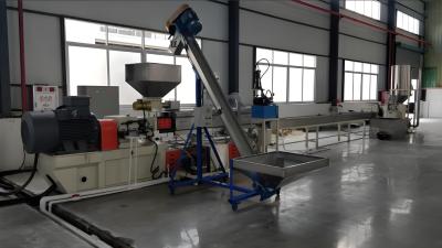 China High Torque Twin Screw Extruder Plastic Compounding Line Custom Screw Barrel Multiple Voltage Available for sale