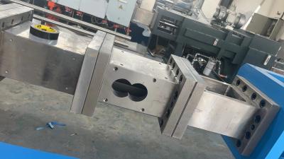 China Soft PVC Plastic Granulation Twin Screw Extruder Thermoplastic Elastomer Modification Extrusion Line for sale