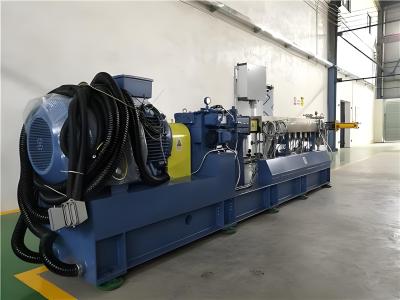 China High Torque Twin Screw Extruder Machine for Glass Fiber Reinforced Plastic Compound Pellet Production for sale