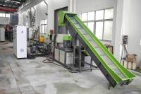 China Plastic Scrap Reprocessing Single Screw Extrusion Granulator for sale