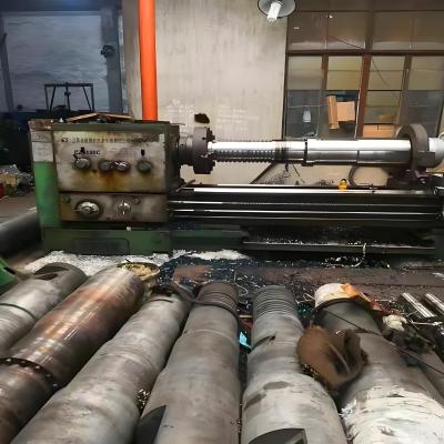 China Nitrided Conical Twin Screw Barrel for Plastic Profile Extrusion Machine for sale