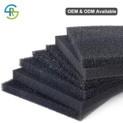 China OEM Filter Foam Sheet 5PPI–80PPI Open Cell Foam For Air & Water Filtration for sale