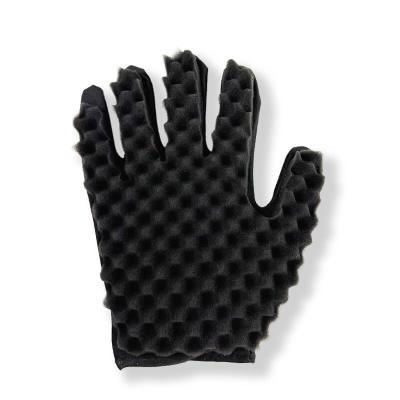 China ISO Twist And Curl Glove Curl Sponge Non Toxic Hair Glove Sponge for sale