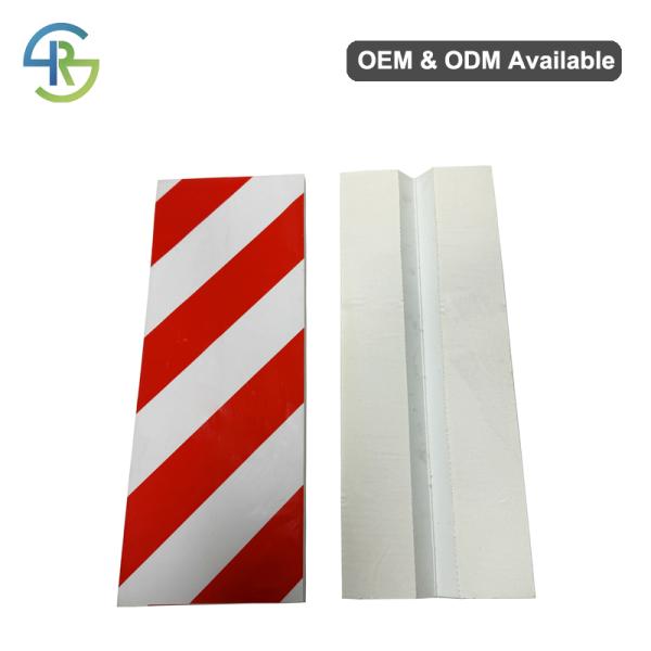 Quality 90 Degree Parking Garage Bumper Guard Red White Car Wall Protector for sale