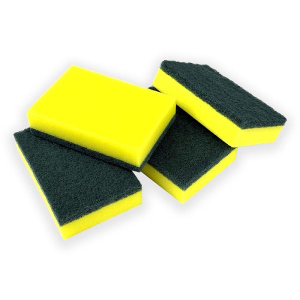 Quality Customized Sponge Scrubber Dual Layer Compostable Dish Sponge for sale
