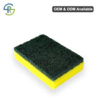 Quality Customized Sponge Scrubber Dual Layer Compostable Dish Sponge for sale