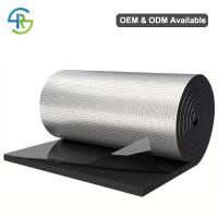 Quality Aluminum Foil Coating NBR Rubber Self Adhesive Heat Insulation Pads For for sale