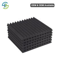 Quality 500x500mm 600mmx600mm Acoustic Foam Panels Sound Absorbing Foam Wedge Shaped for sale