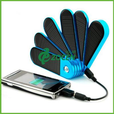 Cina Il caricatore solare pieghevole del telefono cellulare di capacità elevata 1000MAH con 6pcs va in vendita