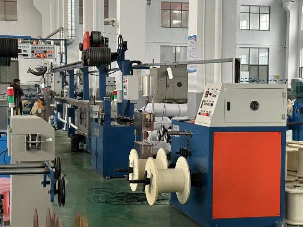 Quality 35-40 Specialized LSZH Cable Extrusion Line Machine Tandem Extrusion Photovoltai for sale