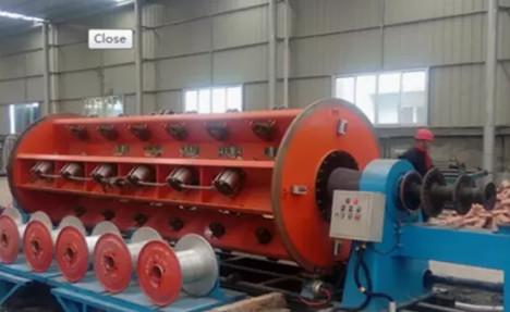 Quality 69m/Min Rigid Stranders Up To 127 Wires Twisting Wire Cable Making Machine for sale