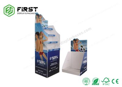 Cina Supporto da pavimento in cartone riciclabile POP laminazione lucida/opaca Stampa personalizzata CMYK in vendita