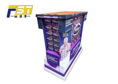 China Full Color Printing Quarter Pallet Display Customized Dimensions Gloss / Matt Lamination for sale