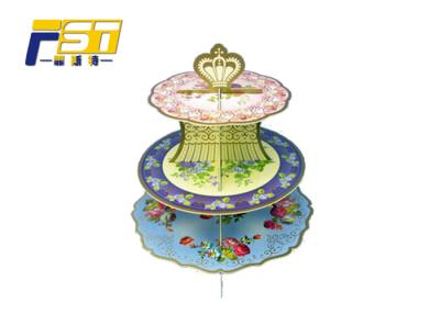 Cina Cattura dell'occhio del supporto del dolce del cartone della fila della festa di compleanno 2 rispettosa dell'ambiente in vendita