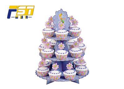Cina Supporto superbo della torta nunziale del cartone di aspetto con alta capacità portante in vendita