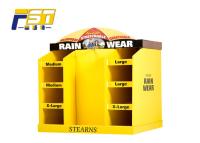 China Custom Corrugated Cardboard Pallet Display Double Side 4C Offset Printing 100cm for sale