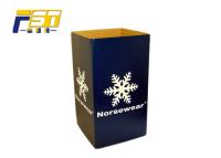 China Custom Corrugated Dump Bin Display Eco Friendly Recyclable 100pcs MOQ for sale