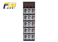 China Custom Corrugated Paperboard Side Wing Display for Mobile Accessories POS Peg Hook Display for sale
