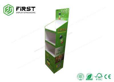 Cina Pubblicità 4 esposizioni di pavimento al minuto ondulate del cartone dello scaffale con stampa a colori in vendita