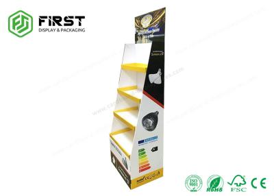 Cina Banco di mostra promozionale del pavimento della carta del cartone dell'Assemblea facile con stampa su misura in vendita