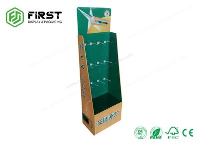 China Custom Printed Logo Folding Pop Up Cardboard Display , Cardboard Display Stands With Hook for sale