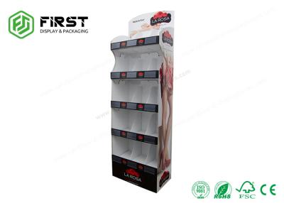 China Retail Cardboard Shelf Display Promotion Corrugated Cardboard Shipper Floor Display Rack for sale