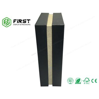 Cina L'oro su misura sventa i contenitori d'imballaggio di regalo di Logo Luxury Rigid Cardboard Perfume con il coperchio in vendita