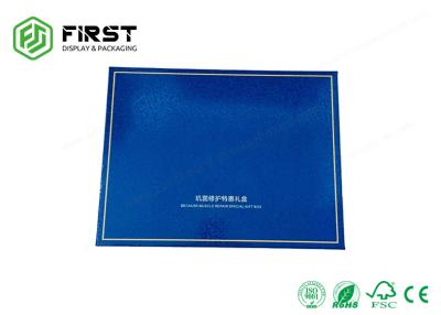 Cina Stagnola su misura ricoprente UV che timbra la scatola d'imballaggio cosmetica di Logo Rigid Cardboard Skincare Gift in vendita