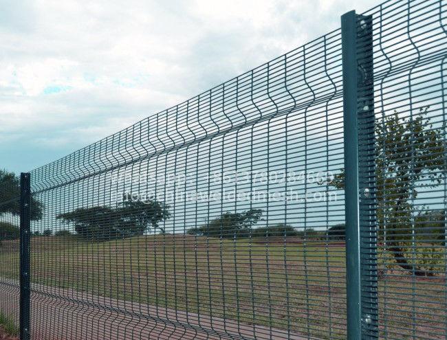 Galvanized Welded Mesh Security Fence , 358 Anti Climb Mesh Panels 6