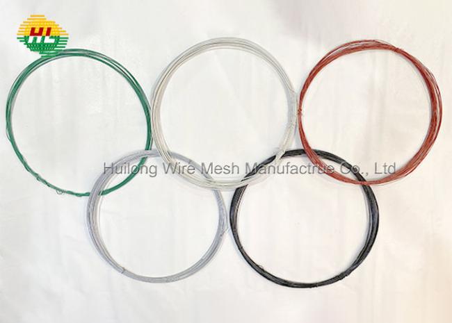 22 Gauge Iron Binding Wire Soft Annealed Pvc Coated Steel Wire 0