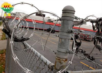 Китай Гальванизированная катушка 700мм колючей проволоки Концертина Кбт-65 частного поля горячая окунутая продается