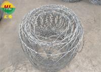 China Flat Wrap Concertina Razor Wire Continuous Loops Roll for sale