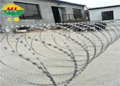ASTM-standaard 2.8mm warm gedompeld gegalvaniseerd Concertina Razor Wire BTO-16 1000mm Diameter