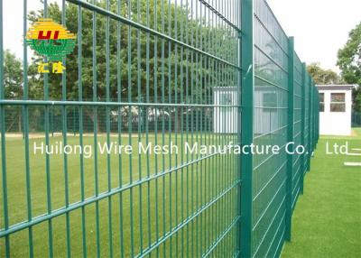 China 868/656 PVC Coated 2D Double Wire Welded Mesh Fence 800mm Height for sale