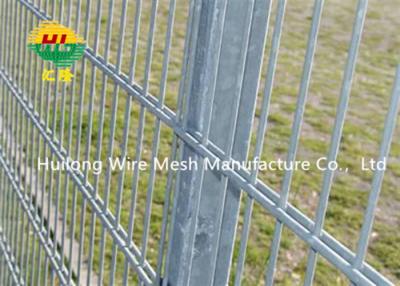 China 2D Green 868/656 Double Wire Welded Mesh Fence PVC Coated 3000m Width for sale
