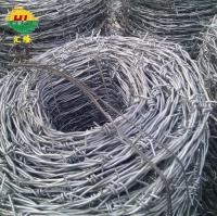 China 350mm Coil Diameter Galvanized Barbed Wire Corrosion Resistance for sale