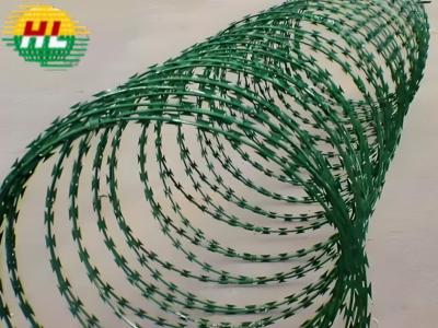 Fil barbelé en PVC de haute qualité pour la défense