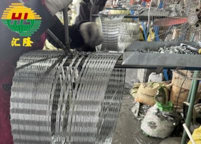 2.5 mm de alambre de púas de Concertina galvanizado y sumergido en caliente para Ucrania