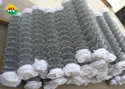China Galvanized Before Weaving GBW Chain Link Wire Fence 50x50mm Hole Size for sale