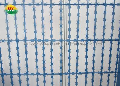 Китай Голубой PVC покрыл стандарт нержавеющей стали ASTM проволочной изгороди бритвы концертины продается