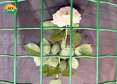 China Green Pvc Coated Welded Wire Mesh Fence RAL6005 50.8x50.8mm Mesh Opening for sale