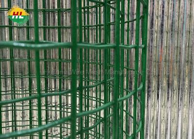 China Green Pvc Coated Welded Wire Mesh Fence RAL6005 50.8x50.8mm Mesh Opening for sale