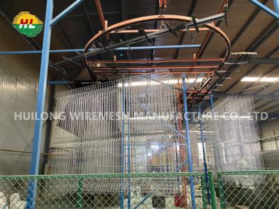 Heißes Bad galvanisierte 2500mm grünen V Mesh Fencing Strong And Rigid Bau