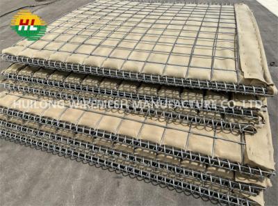 China Galfan Coated Sand Filled Bastion Hesco Welded Retaining Wall for sale