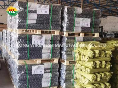 中国 電流を通された鋼鉄六角形ワイヤー網1.2x25x0.9mm 販売のため