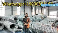 Concertina Razor Wire Consist of Inner Wire and Razor Blade