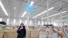 Hesco Barrier Defense Flood Control Wall
