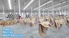Heavy Galvanized Hesco Barrier Wall Security Solution