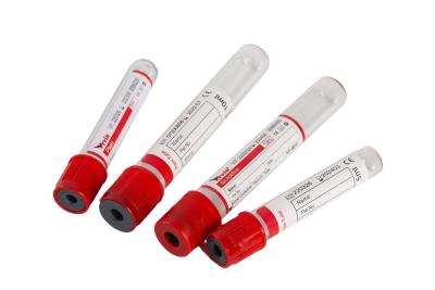 China Plain Red Top Tube No Additive 0.5ml-10ml Serum Blood Sample Collection Tubes for sale