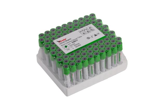 Quality 5ml 6ml Lithium Heparin Plasma Tube Glass Or PET Lithium Heparin Separator Tube for sale
